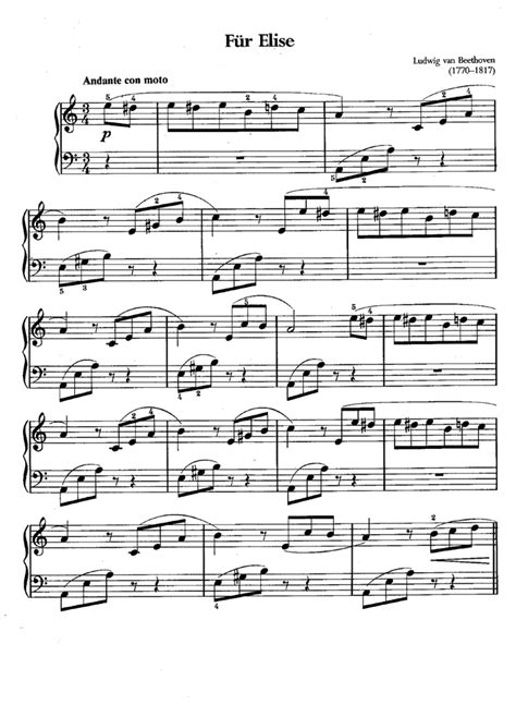 Contrat Jai été surpris Machu Picchu beethoven fur elise easy piano