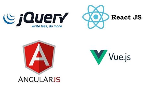 Qué son jQuery React Angular y Vue para qué se usan