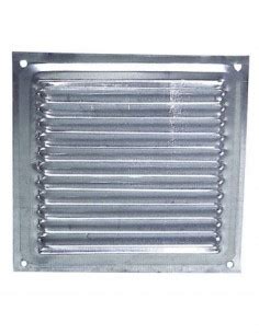 Rejilla Ventilación Atornillar 20x20 cm Blanca Lacada