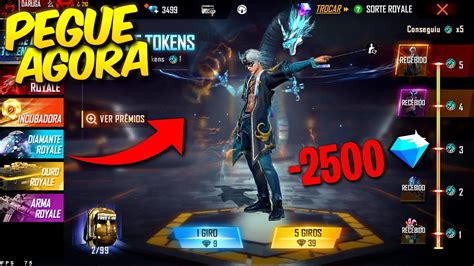 NOVO PUNHO SOCO DAS CRIATURAS TORRE DE TOKENS FREE FIRE PACOTE DRACO