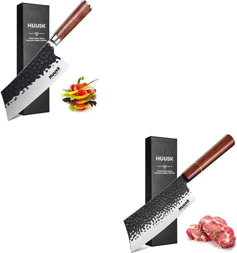 Amazon Huusk 6 7 Inch Hand Forged Chef Knife Bundle With 7
