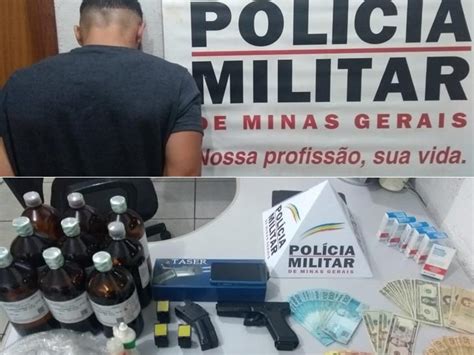 Homem é preso por envolvimento o tr fico de drogas Juiz de Fora MG