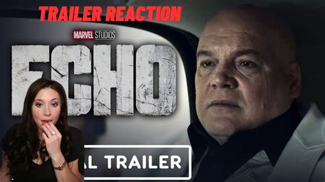 Marvel Studios Echo Official Trailer Reaction YouTube
