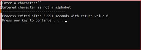 C Program To Check Whether A Character Is A Vowel Or Consonant