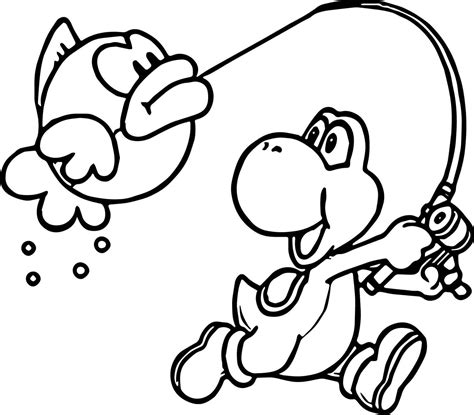 Imagem grátis de Yoshi para colorir imprimir e desenhar Colorir Me