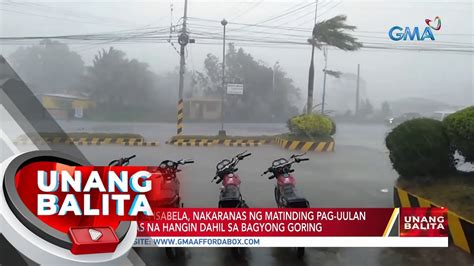 Ilang Bayan Sa Isabela Nakaranas Ng Matinding Pag Uulan At Malalakas