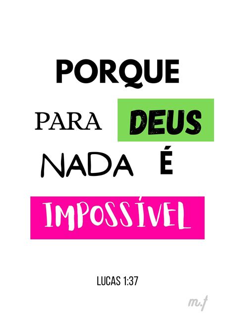 Vers Culo Lucas Nada Imposs Vel Para Deus