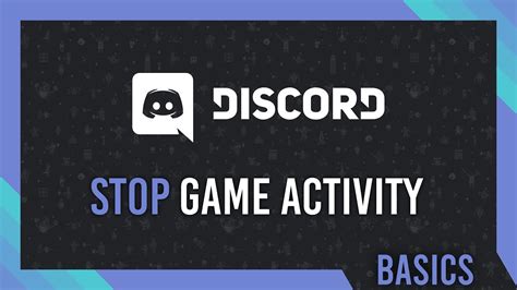 How To Stop Showing Game Hide Activity Discord Complete Guide YouTube