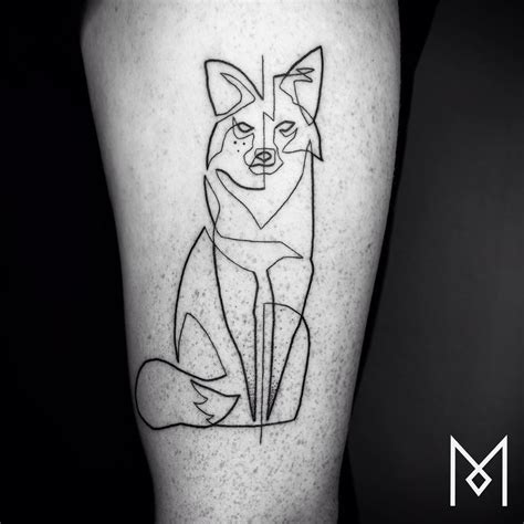 15 Tatuajes Hechos Con Una Sola Línea Continua