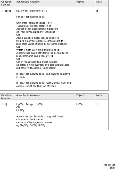 Edexcel Jun 2010 Paper 3 Q1 With Explained Solutions
