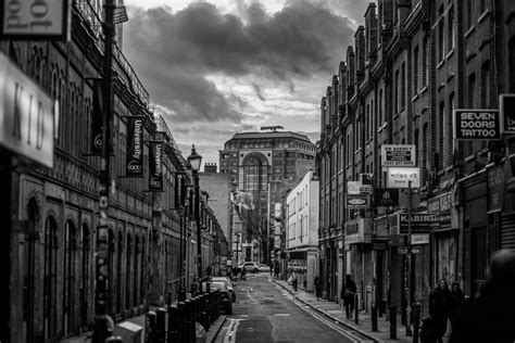 Images Gratuites Noir Et Blanc Architecture Gens Route Rue Ville