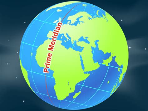 Prime Meridian Time Zone Map