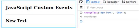 javascript custom events how custom events works in javascript
