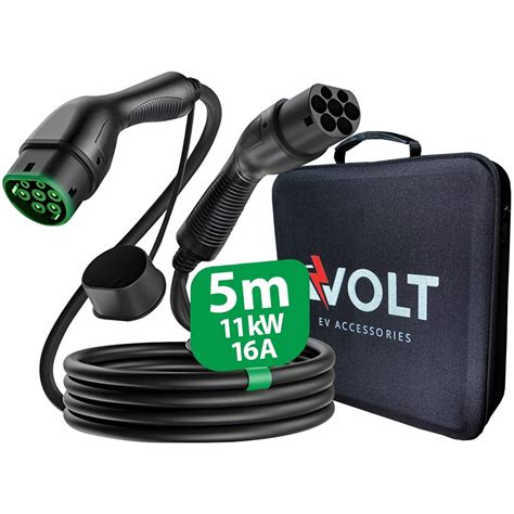 Kabel Typ 2 11Kw 16A 5M 3 Fazy Do Ładowania Samochodu Elektrycznego Ev