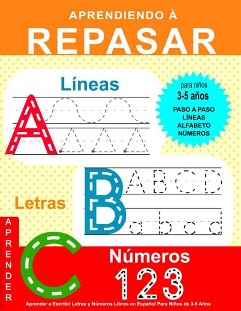 Buy Aprender a Escribir Letras y Números Libros en Español Para Niños