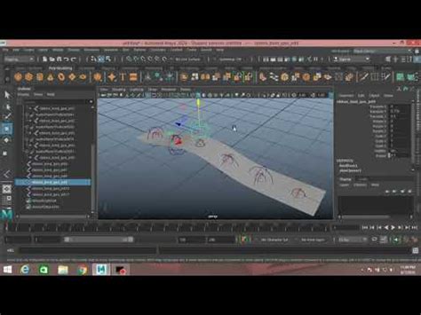 Maya Rigging Tutorial How To Make A Really Flexible Ribbon Rig YouTube