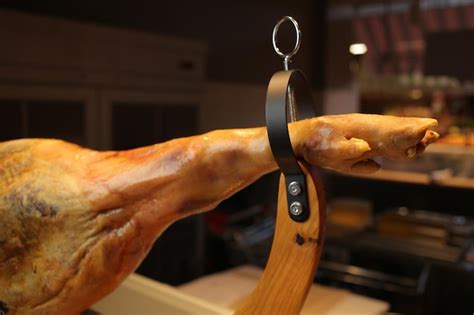 Premium Photo Jamon Serrano Spanish Ham Jamon Whole Leg Of Dried