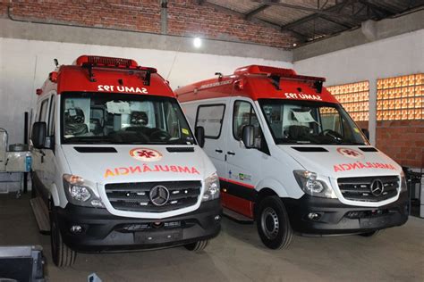 Blumenau recebe duas novas ambulâncias para atendimento do Samu OCP