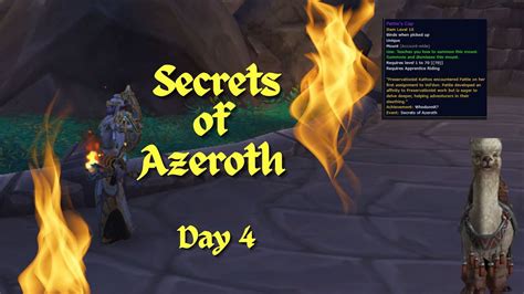 Secrets Of Azeroth Event Guide Wow Secrets Of Azeroth Secrets Of