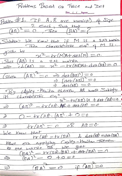 linear algebra net practice problem with solution csir net iit jam practice problem