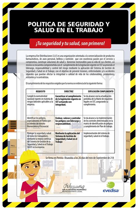 Ejemplo Politica De Seguridad Y Salud En El Trabajo Nuevo Ejemplo