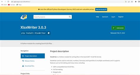 how to fix modulenotfounderror no module named xlsxwriter error in python