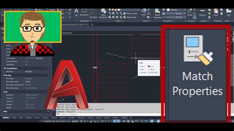 Igualar Propiedades De Linea A Otra En Autocad Match Properties Youtube