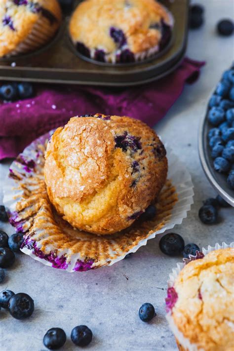 Bakery Style Blueberry Muffin Recipe Oh Sweet Basil