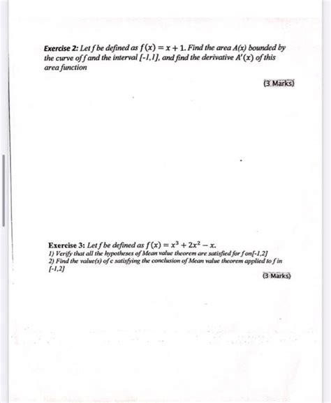 solved exercise 2 let f be defined as f x x 1 find the