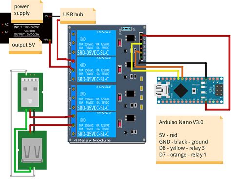 Arduino Relais Schaltplan Wiring Diagram