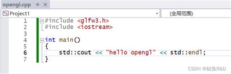 一 opengl入门】1 vs2022环境搭建及hello窗口 vs2022 opengl csdn博客