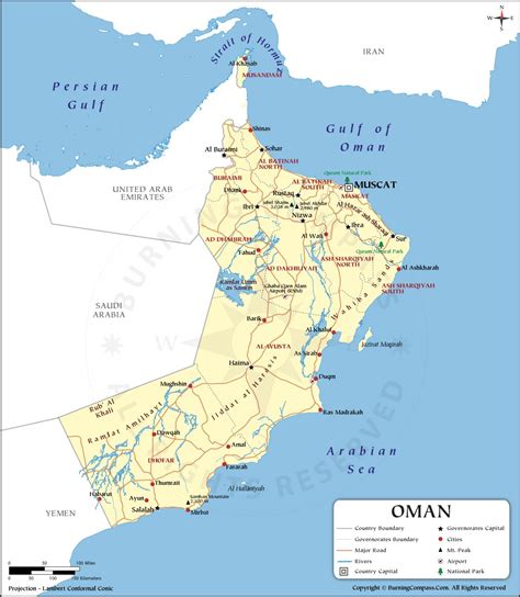 Oman Map