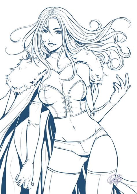 Emma Frost Fan Art Emma Frost Emma Frost Female Comic Characters Art