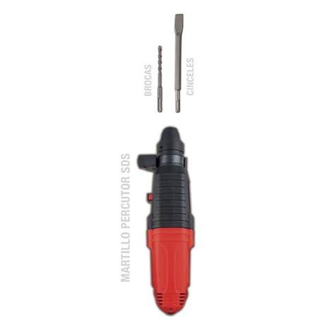Martillo Worgrip Pro Percutor Sds 800w 45657 Worgrip Maquinas