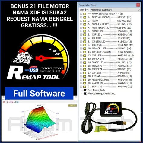 Alat Remap Flash ECU 21 File Motor Honda Keihin Lazada Indonesia