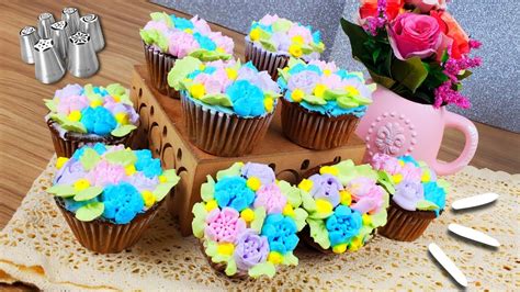 Como hacer Cupcakes para el DIA DE LAS MADRES decoración con DUYAS