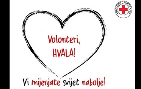 Dragi volonteri sretan vam vaš dan Hvala od srca što ovaj svijet