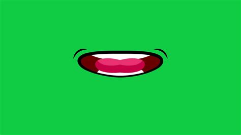 Cartoon Character Talking Mouth Speaking Mouth Lip Sync Loop