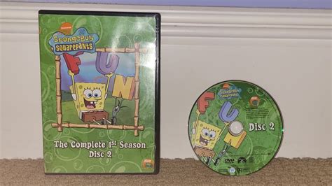 SpongeBob SquarePants USA Season 1 Disc 2 DVD Walkthrough YouTube
