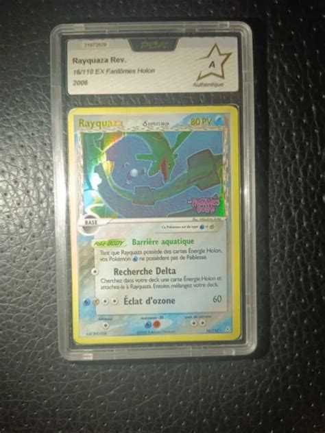 Carte Pokemon Pca Rayquaza Holo Reverse Bloc Ex Fant Mes Holon