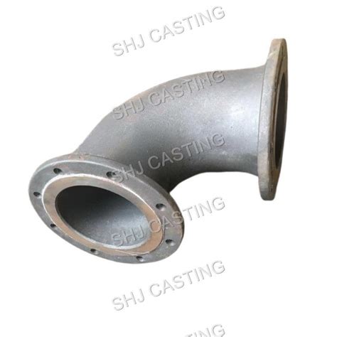 ISO2531 Ductile Iron Pipe Fitting Double Flange 45 90 Degree Elbow Bend