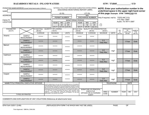 Epa Form Fill Out Printable Pdf Forms Online