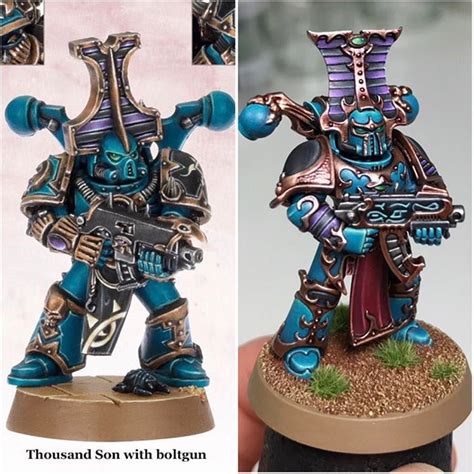 How To Paint Thousand Sons Rubric Marines View Painting Images And