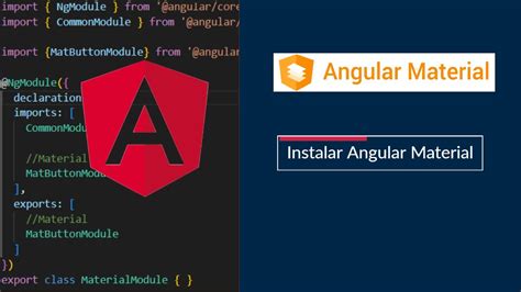 Instalar Y Configurar Angular Material Youtube