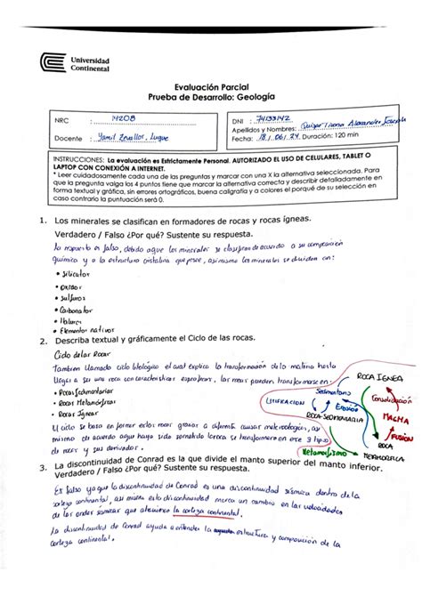 Documento 6 Universidad Continental Evaluación Parcial Prueba de