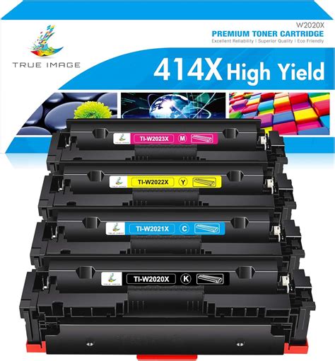 TRUE IMAGE Compatible Toner Cartridge Replacement For HP 414X W2020X