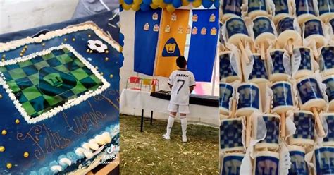 Niño festeja su cumpleaños con fiesta temática de Pumas