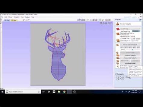 Vcarve Pro Design And Toolpath For Deer Head Cnc D Youtube
