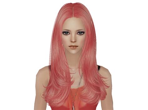 The Sims Resource Skysims Hair Pink