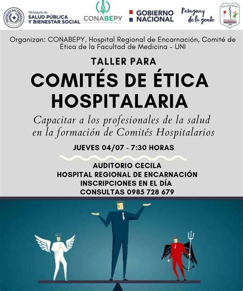 Taller para Comités de Ética Hospitalaria Facultad de Medicina